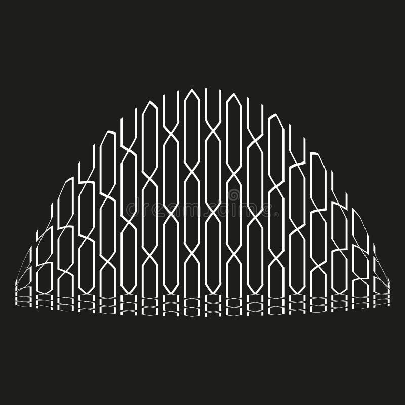 White Geometric Lines Stock Illustrations – 450,866 White Geometric ...