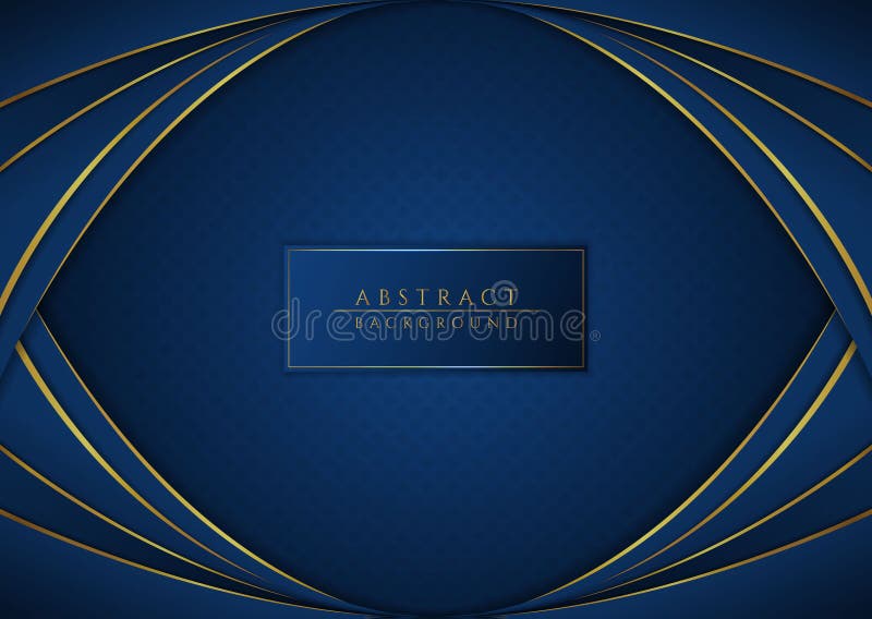 Abstract Curve Shape Luxury Gold Background Gold Metallic Color with ...