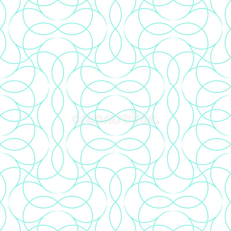 Abstract Curve Tangled Line Seamless Pattern Stock Vector ...