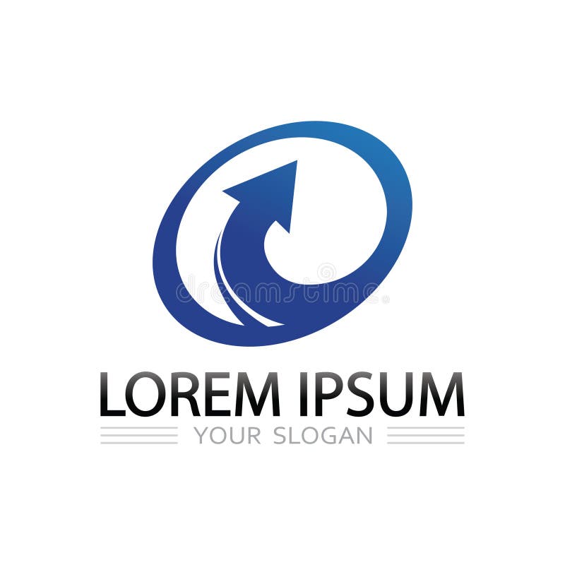 Curved Arrow Logo Stock Illustrations – 4,400 Curved Arrow Logo Stock Illustrations, Vectors ...