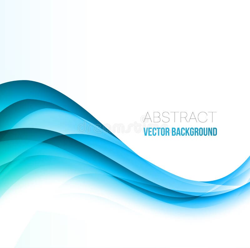 Abstract Curved Lines Background. Template Brochure Design Stock Vector ...