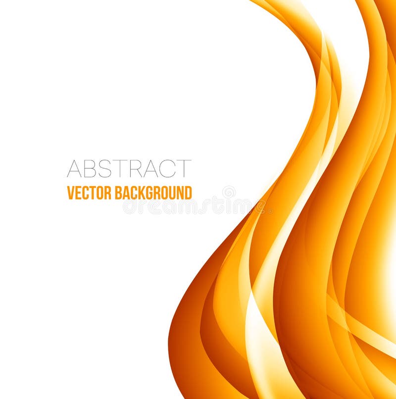 Abstract Curved Lines Background. Template Brochure Design Stock Vector ...