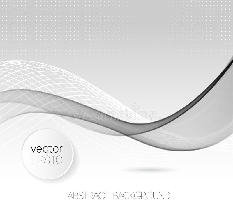 Abstract Curved Lines Background. Template Design Stock Vector ...