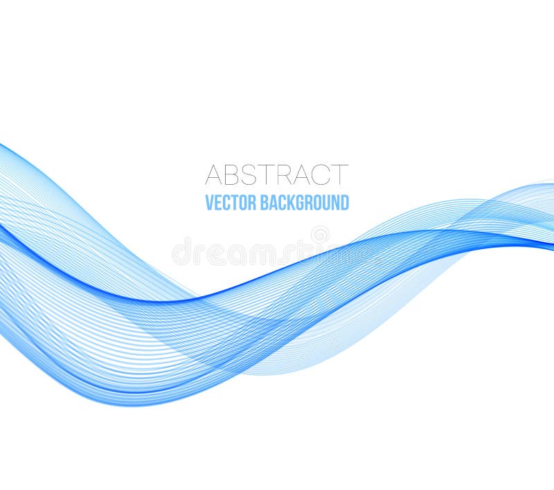 Abstract Curved Lines Background. Stock Vector - Illustration of ...