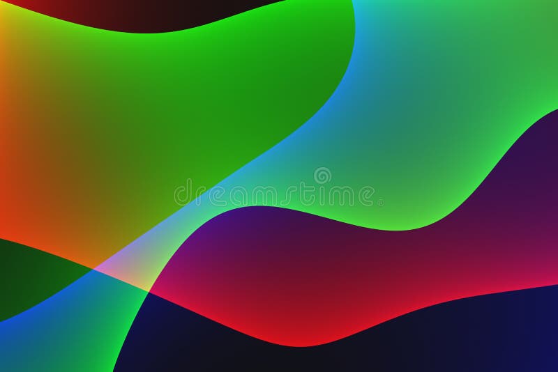 Abstract curved and lines stock illustration. Illustration of flow ...
