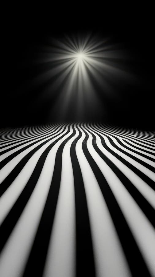 Abstract Curved Lines Create Balanced Minimalist Design with Light ...