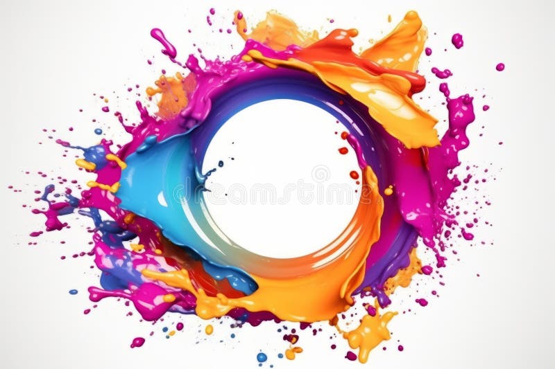 Abstract Curved Liquid Motion Splash. Curved Wave Colorful Pattern with ...