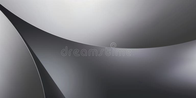 Abstract Curved Metallic Gray Surfaces with Subtle Gradients Stock ...