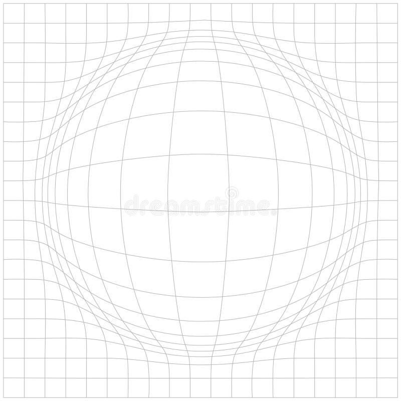 Abstract Curved Perspective Grid Lines Layout Design Vector Stock ...