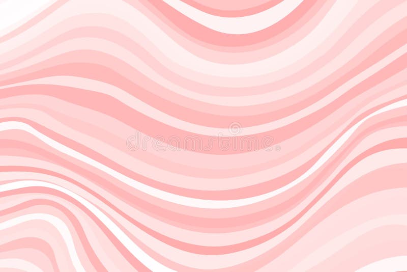 Abstract Curved Pink Stripes Stock Vector - Illustration of design ...