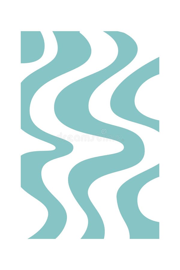 Abstract Curved Rectangle Pattern Stock Vector - Illustration of repeat ...