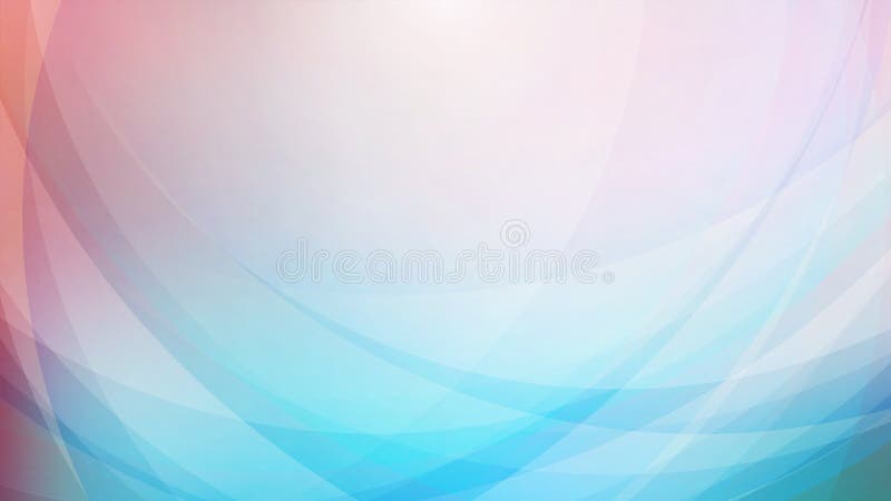Abstract Curved with Soft Colors Background Stock Vector - Illustration ...