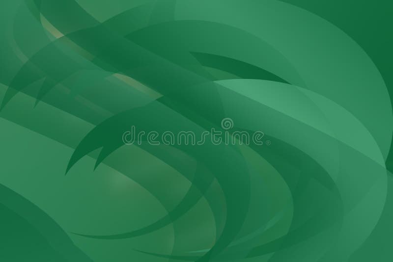 Abstract Curves and in Green Stock Illustration - Illustration of flow ...