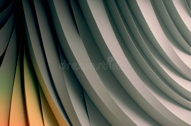 Abstract Curving Lines: a Symphony of Grey and Warm Hues Stock ...