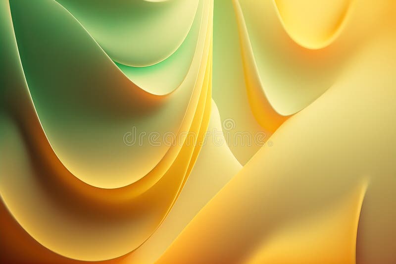 Abstract Curvy Design Wallpaper. Waves and Energy Flow Stock ...
