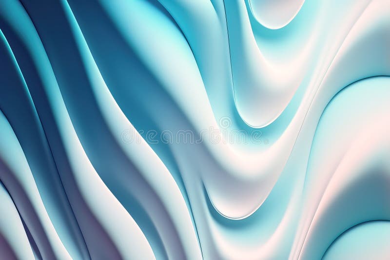 Abstract Curvy Design Wallpaper. Waves and Energy Flow Stock ...