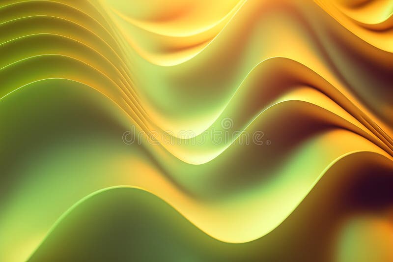 Abstract Curvy Design Wallpaper. Waves and Energy Flow Stock ...
