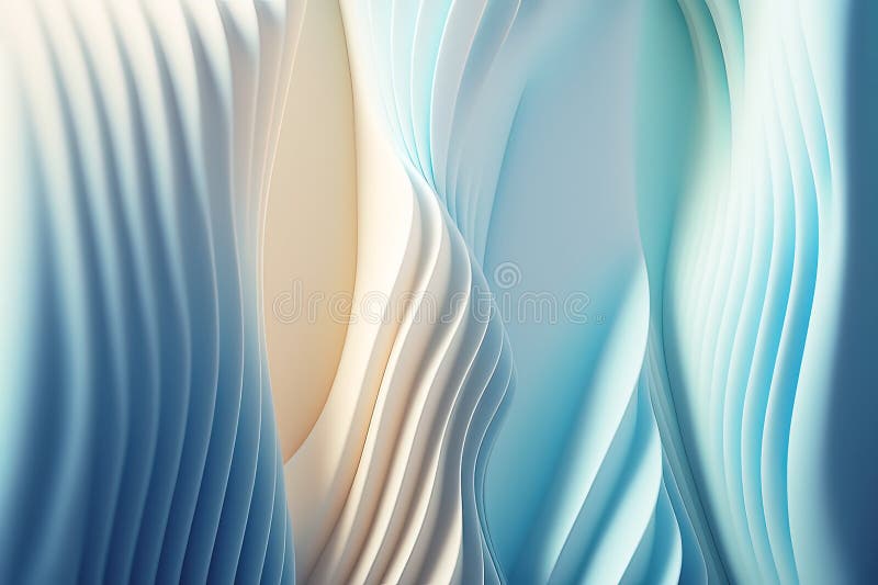 Abstract Curvy Design Wallpaper. Waves and Energy Flow Stock ...