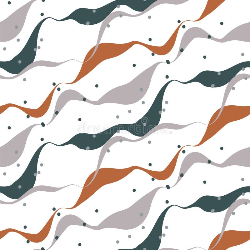 Abstract Red Curvy Lines Background Stock Illustration - Illustration ...