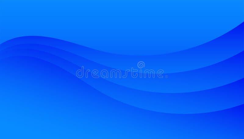 Abstract Curvy Lines with Stripe Layout on Blue Background Stock Vector ...
