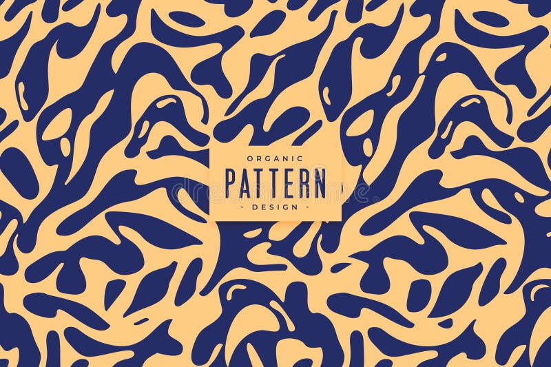 Abstract Curvy Organic Texture Background for Fabric Print Stock Vector ...