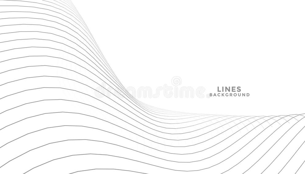 Abstract Curvy Outline Pattern Background for Modern Backdrop Stock ...