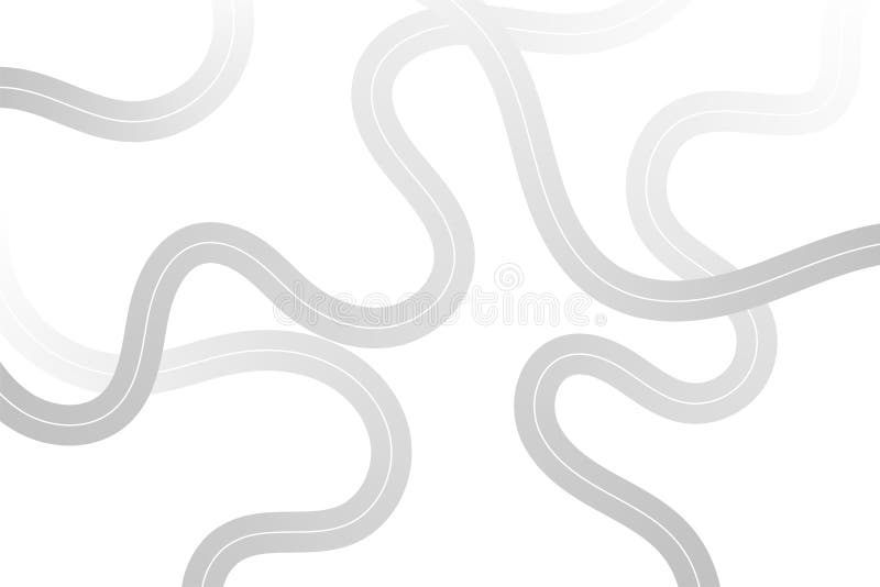 Abstract Red Curvy Lines Background Stock Illustration - Illustration ...