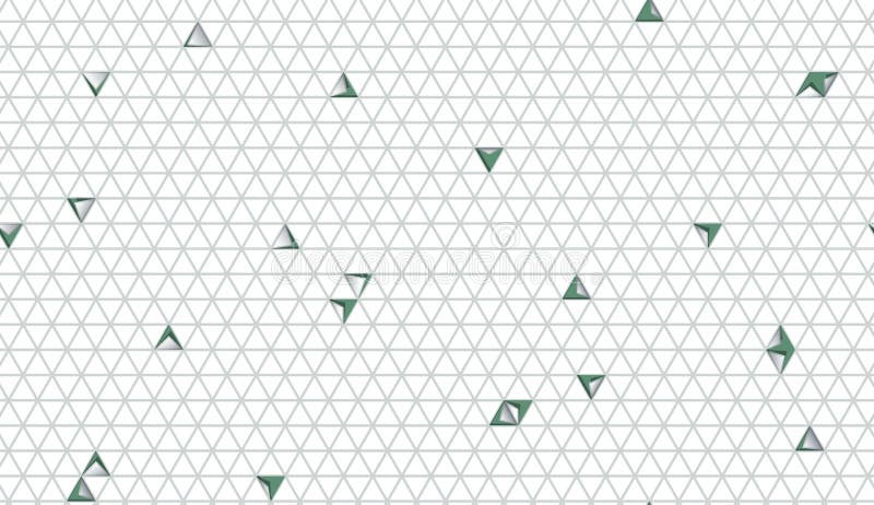 Abstract Cut Paper Seamless Pattern with Triangles. Vector Illustration ...