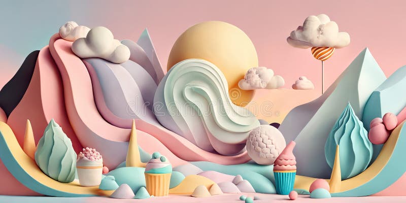 Abstract cute background stock illustration. Illustration of bright ...