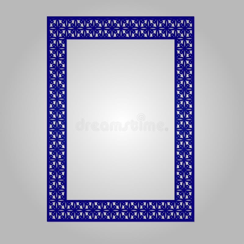 Abstract Cutout Panel for Laser Cutting, Die Cutting or Stencil. Stock ...