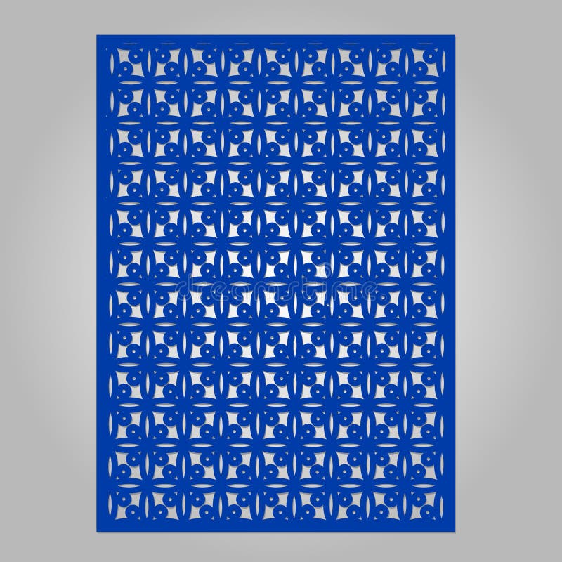 Abstract Cutout Panel for Laser Cutting, Die Cutting or Stencil. Stock ...
