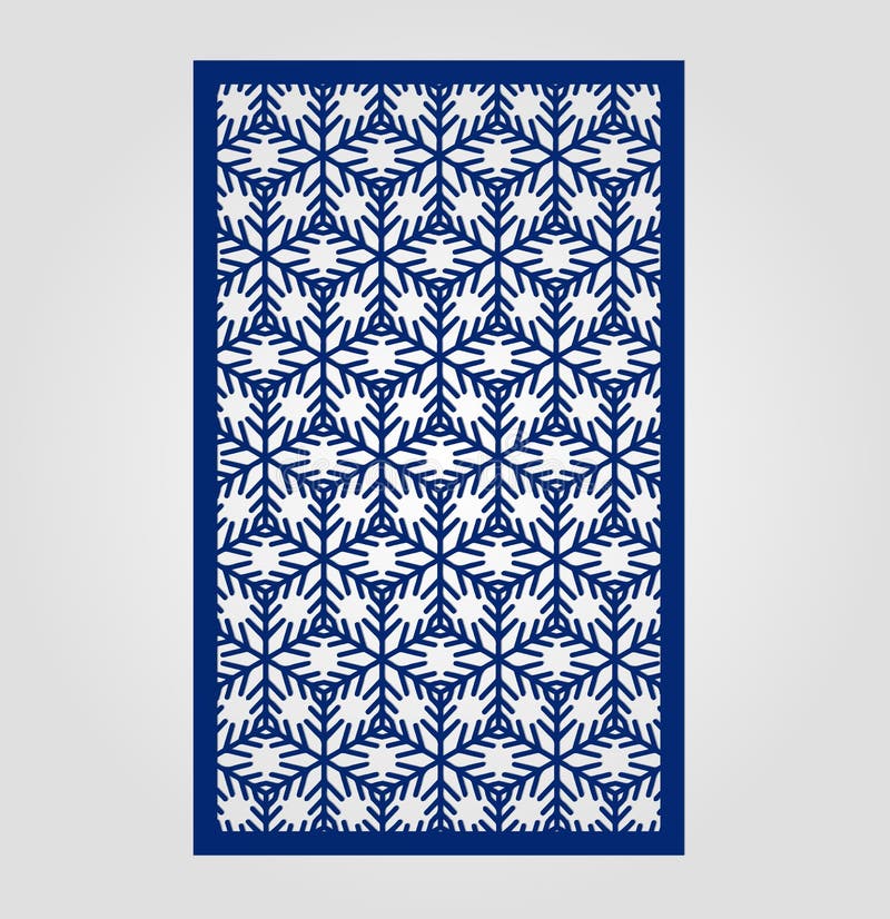 Abstract Cutout Panel for Laser Cutting, Die Cutting or Stencil. Stock ...