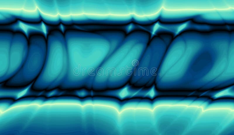 Abstract Cyan Blue Long Lighting Rope Background Stock Illustration ...