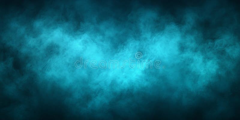 Abstract Cyan Blue Smoke Background, Design Element for Web, Banners ...