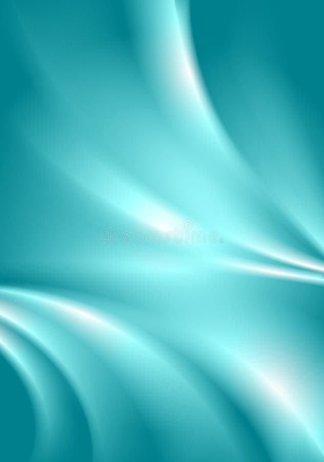 Abstract Cyan Wave, Semi Transparent Illustration, Dark Blue Gradient ...