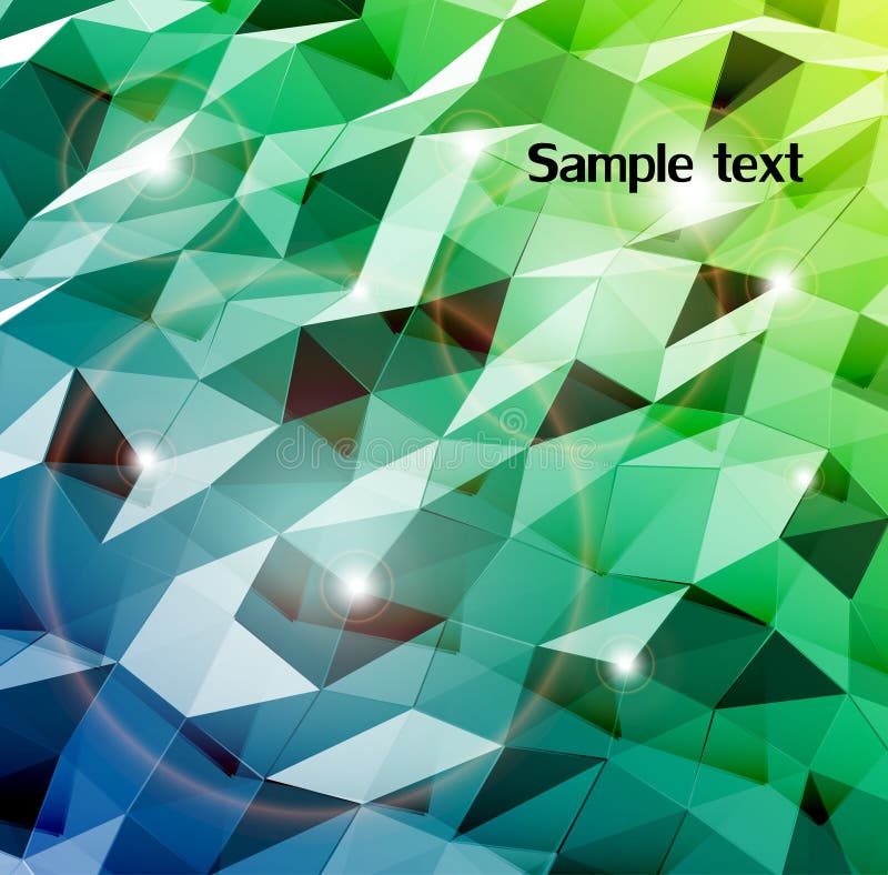 Colorful Triangle Abstract. Vector Background Stock Vector ...