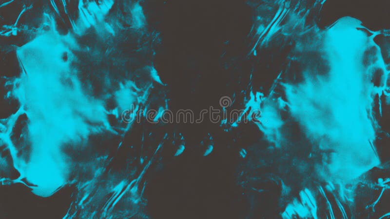 Abstract Cyan Grunge Texture with Chaotic Overlay for Creative Design ...