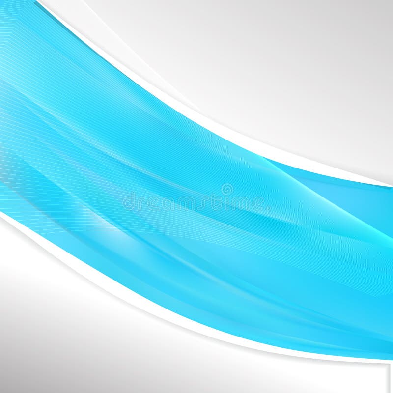 Cyan Wave Abstract Banner Background. Stock Vector - Illustration of ...