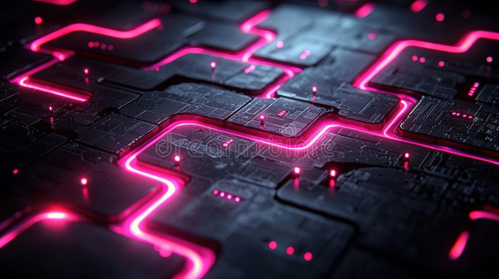Abstract Cyber Circuit Stock Illustrations – 102,371 Abstract Cyber ...