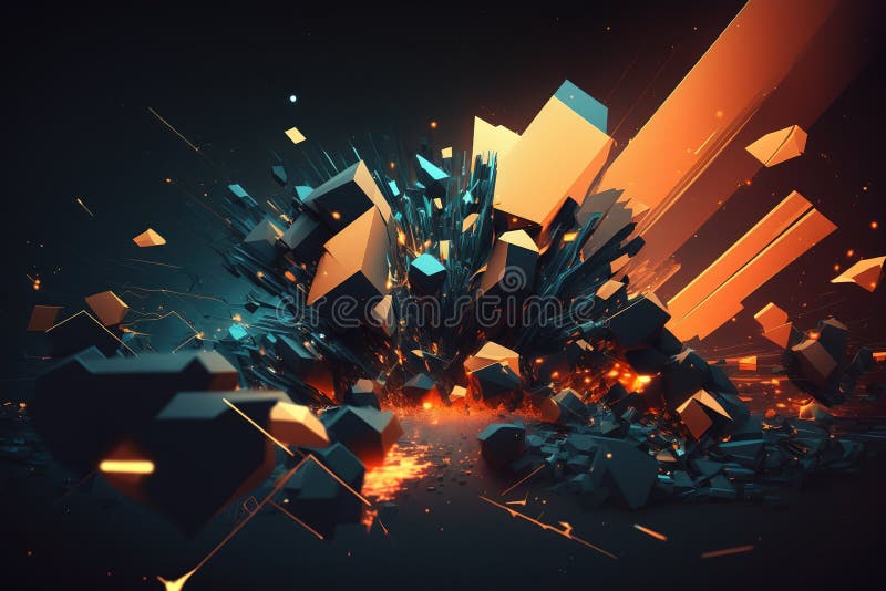 Abstract Cyber Space Background Wallpaper Stock Illustration ...