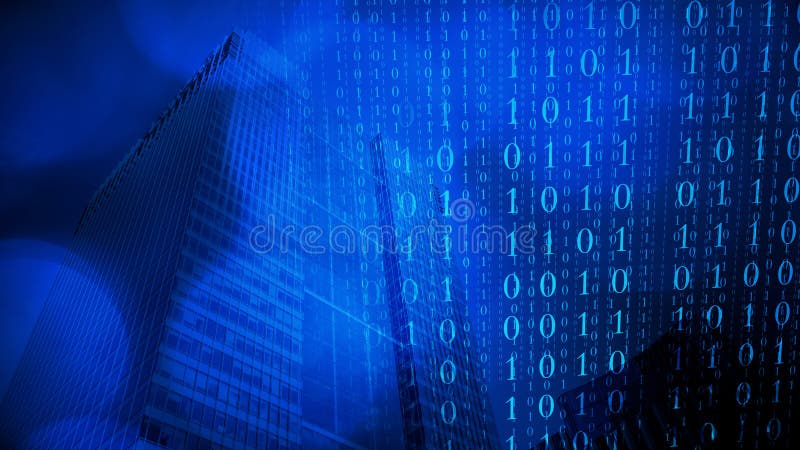 Cyber Space Concept Big Data Security Stock Photo - Image of virus ...