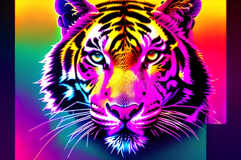 Cyberpunk Tiger Stock Illustrations – 486 Cyberpunk Tiger Stock ...