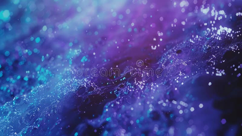 Abstract Cyberpunk Purple and Blue Network Background. Metaverse ...
