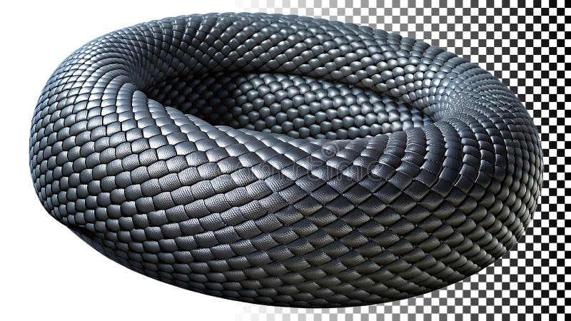 Black Abstract Textured Cylinder, Industrial or Organic Pattern Graphic ...