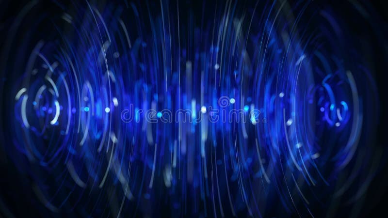 Abstract Cylinder with Particular Lines Flowing Background Loop Stock ...