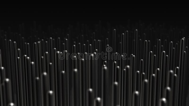 Abstract Cylinders Oscillating 3D Animation Stock Video - Video of ...