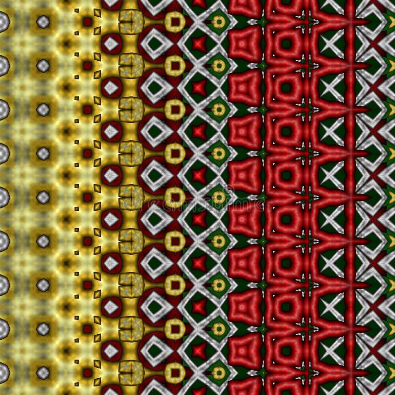 3d Abstract Geometric Transition Pattern Stock Illustration ...