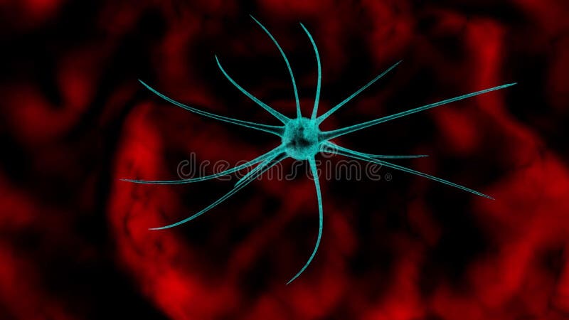 Neuron Cell - Abstract 3d Animation Stock Footage - Video of green ...