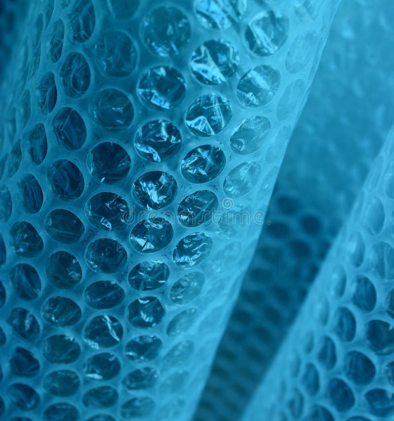 Rows of Round Extruded Elements on Elastic Bent Structure Stock Photo ...