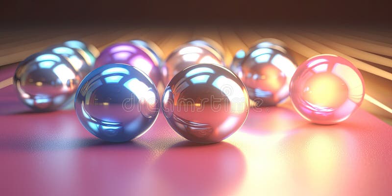 Abstract 3d Background, Colorful Balls Pattern Texture. Generative AI ...